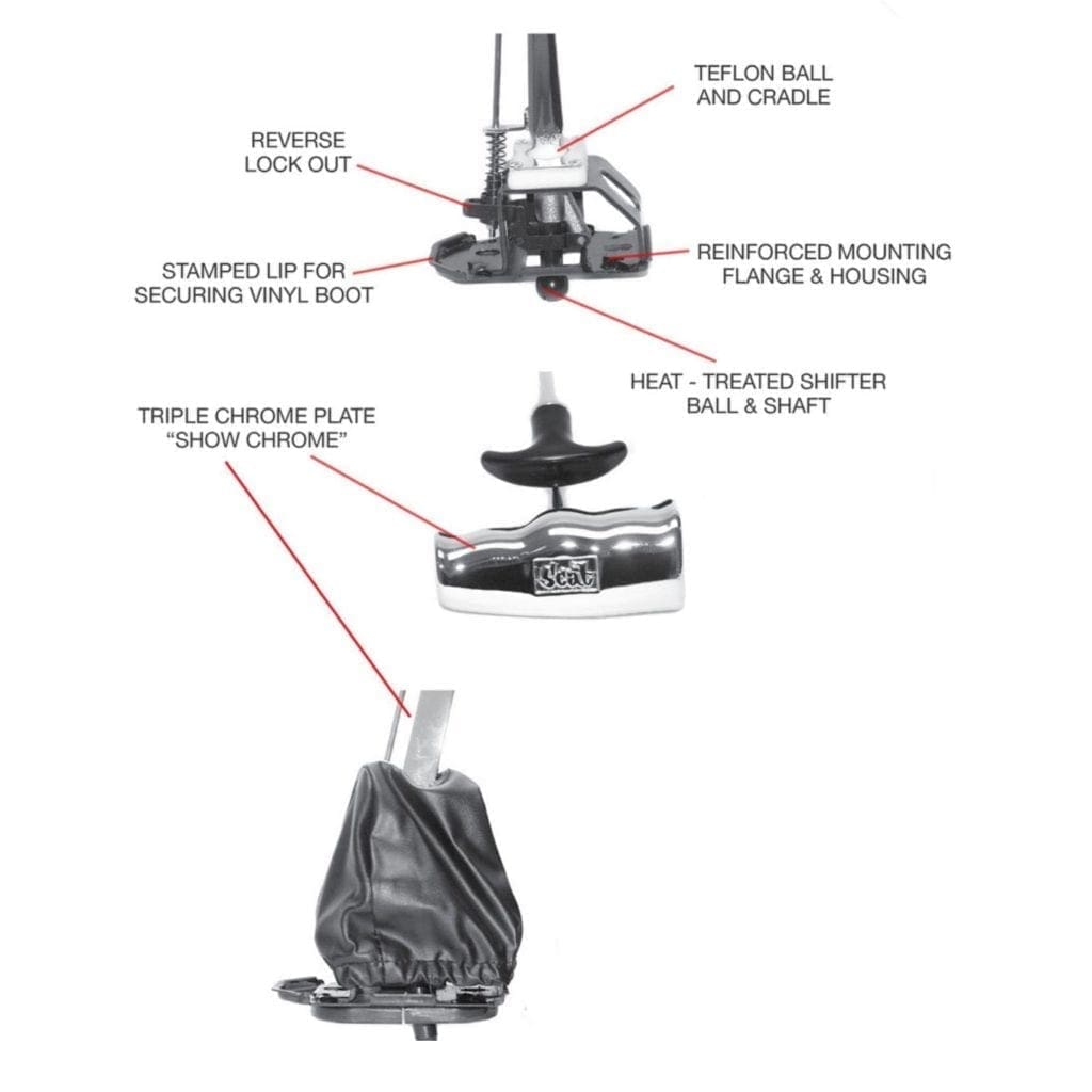 VW Drag Fast Shifter with Angle Handle for '67 & Earlier - SCAT VW