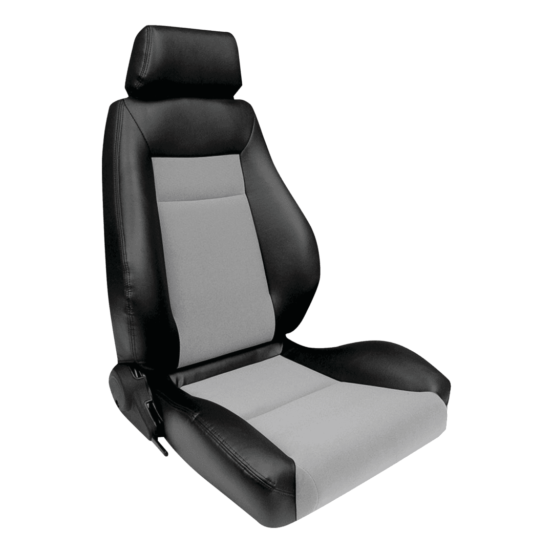 Elite™ - Black Vinyl Sides with Grey Velour Insert - SCAT VW - VW ...