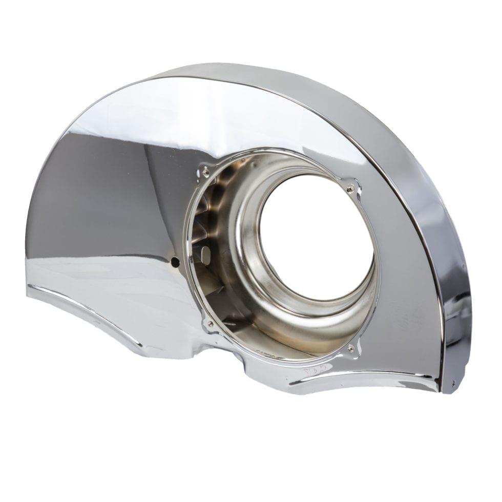 Doghouse Fan Shroud without Air Ducts - Chrome - SCAT VW
